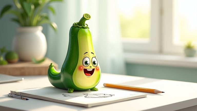 Unlock Your Inner Artist: A Simple Guide to Cartoon Zucchini Drawings ...